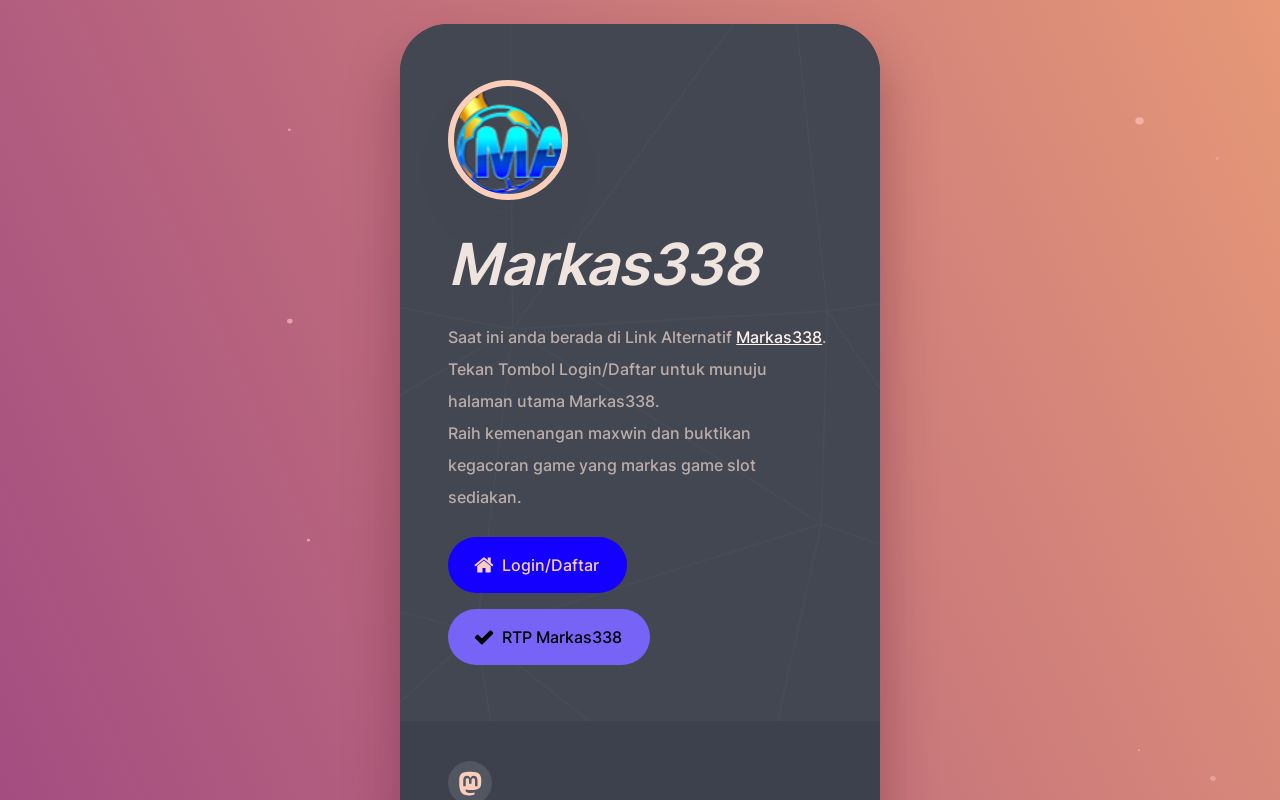Markas338 - Link Login Terbaru Markas338